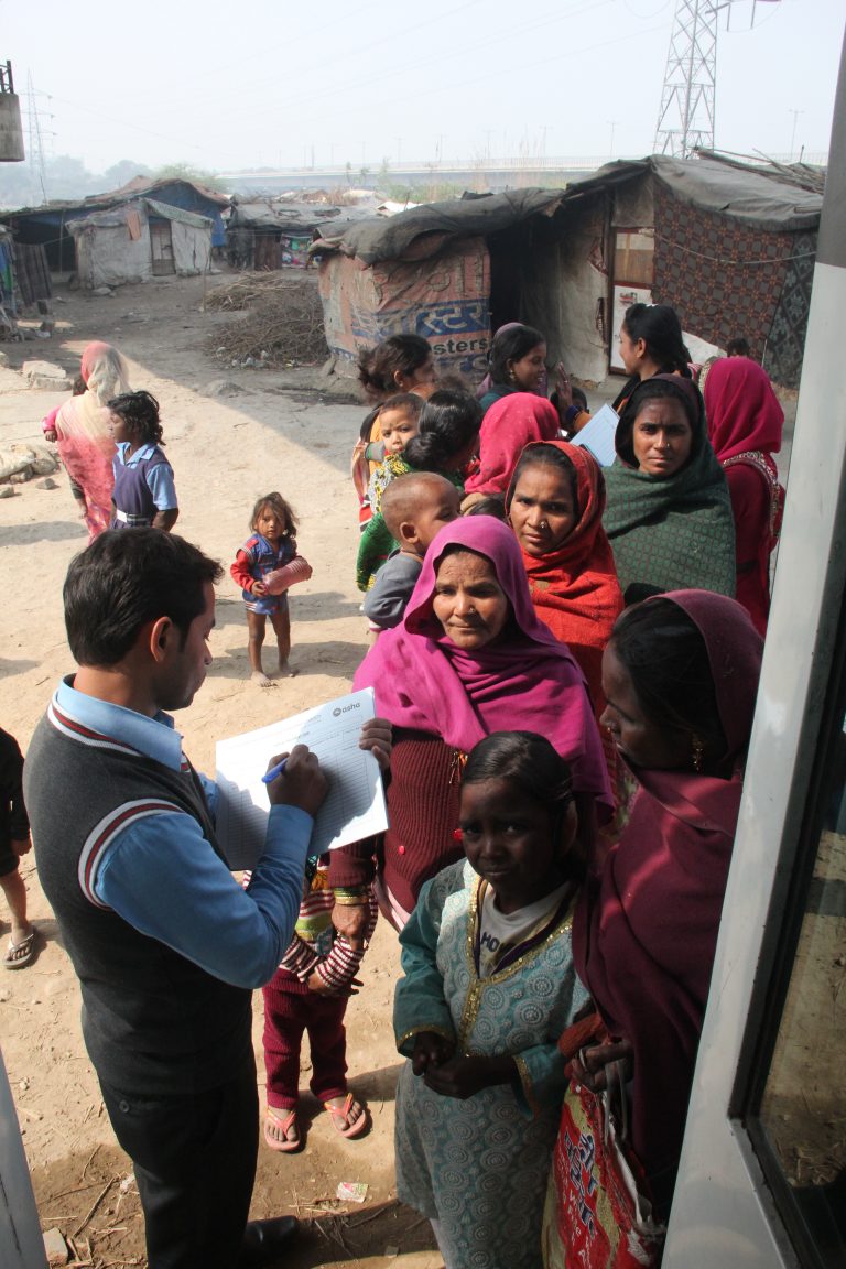 Asha Riverbed Slum (India) part funded by sales from AE Publications